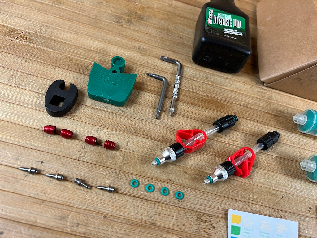 SRAM Entlüftungskit Standard mit Mineralöl – RTF Bikeparts