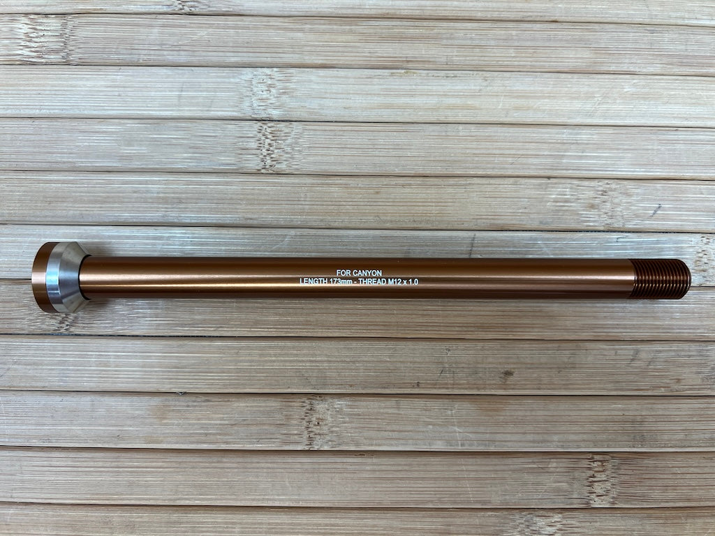 Burgtec Canyon 173mm Rear Axle / Achse kash bronze – RTF Bikeparts