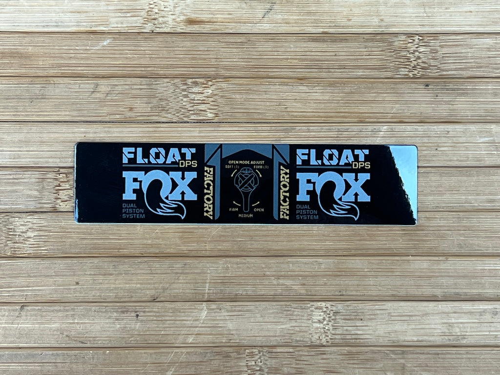 Fox Decal Float DPS OE Neutral Long 2021 – RTF Bikeparts
