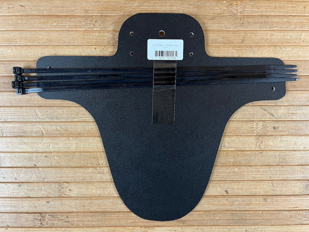 Burgtec Moto Mudguard White / Black – RTF Bikeparts