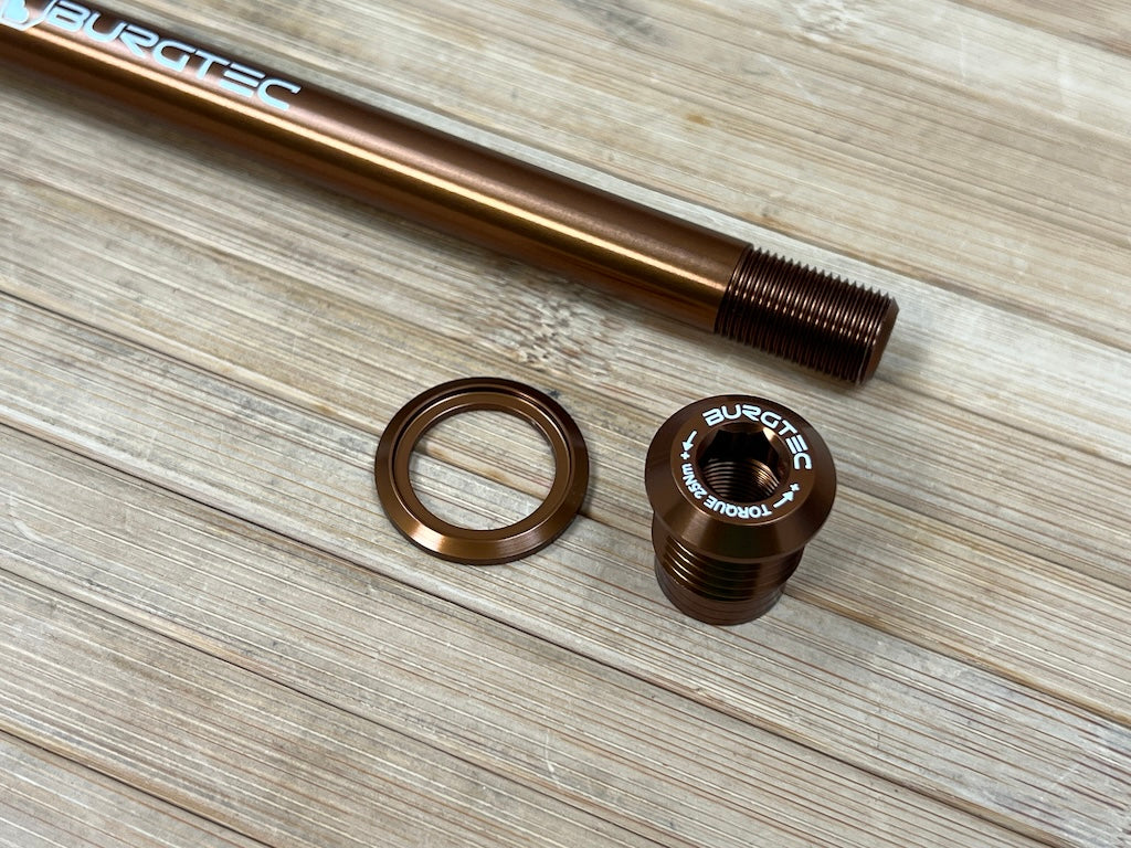 Burgtec Propain 175mm Rear Axle / Achse kash bronze – RTF Bikeparts