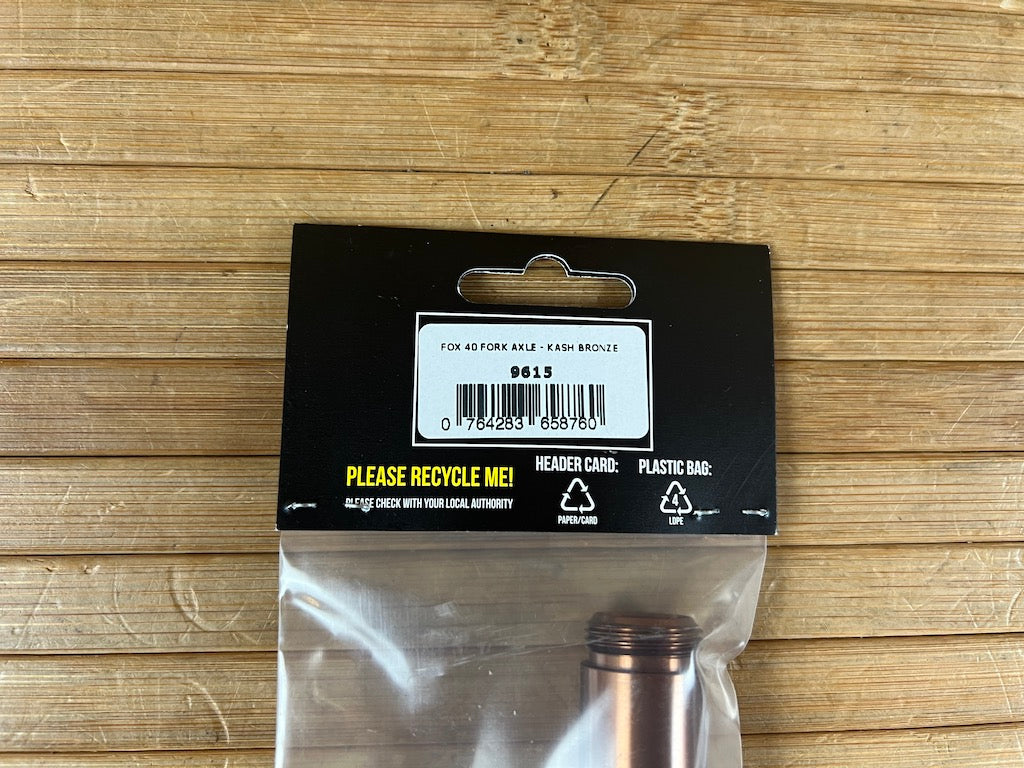 Burgtec FOX 40 Axle / Achse Kash Bronze – RTF Bikeparts