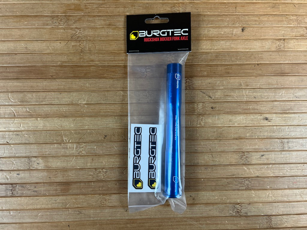 Burgtec Rock Shox Boxxer Achse / Axle Deep Blue – RTF Bikeparts