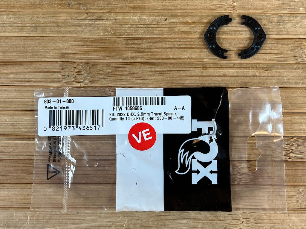 FOX Travel Spacer DHX 2022 2,5mm – RTF Bikeparts