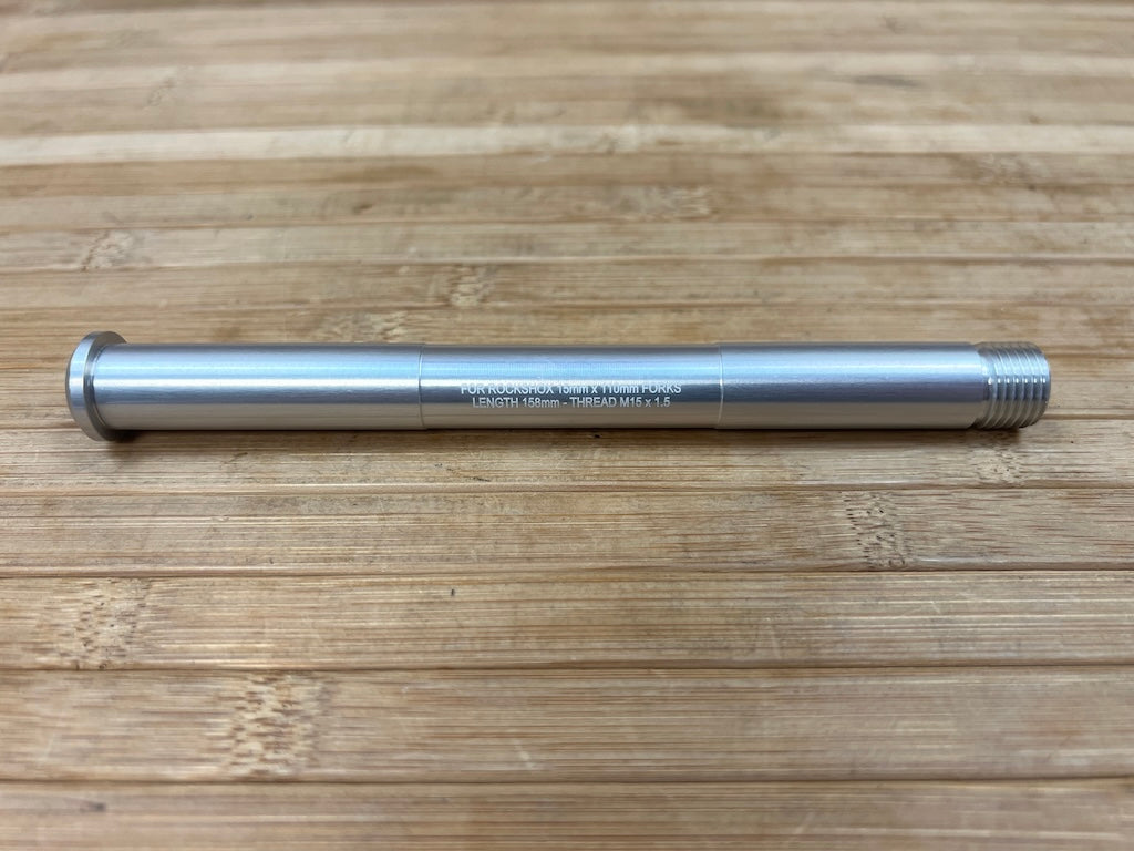 Burgtec Rock Shox Boost Achse / Axle Rhodium Silver – RTF Bikeparts