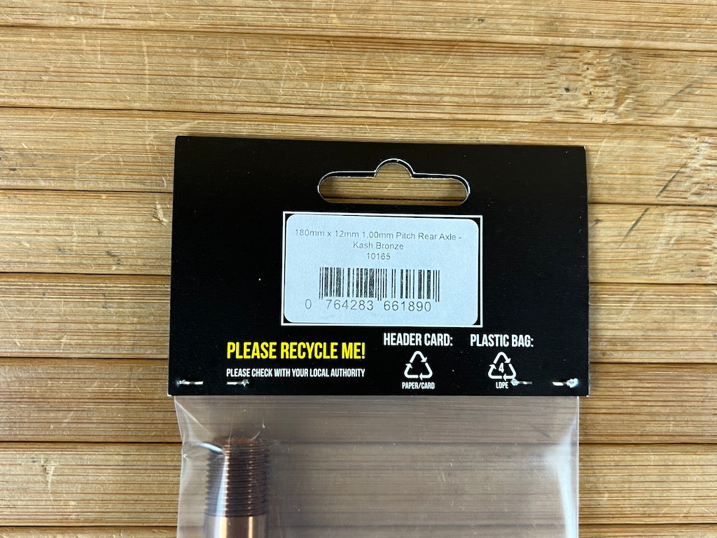 Burgtec 180mm x 12mm 1.00mm Pitch Rear Axle / Achse Kash Bronze – RTF ...