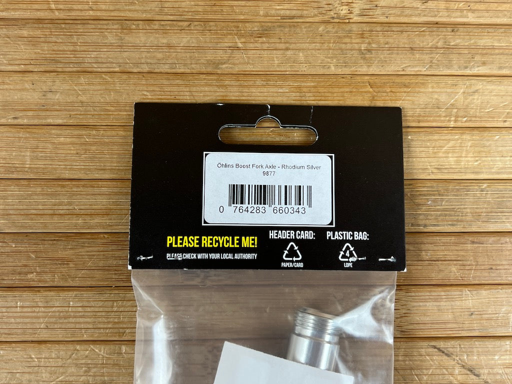 Burgtec Öhlins Boost Achse / Axle Rhodium Silver – RTF Bikeparts