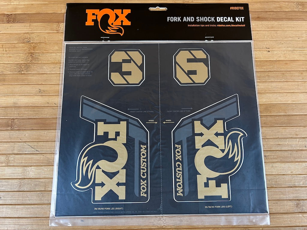 FOX Decal Kit Dekorbogen 2021 Custom Kashima – RTF Bikeparts