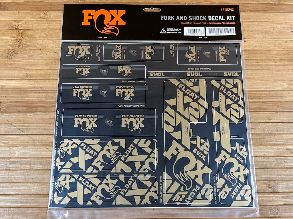 FOX Decal Kit Dekorbogen 2021 Custom Kashima – RTF Bikeparts