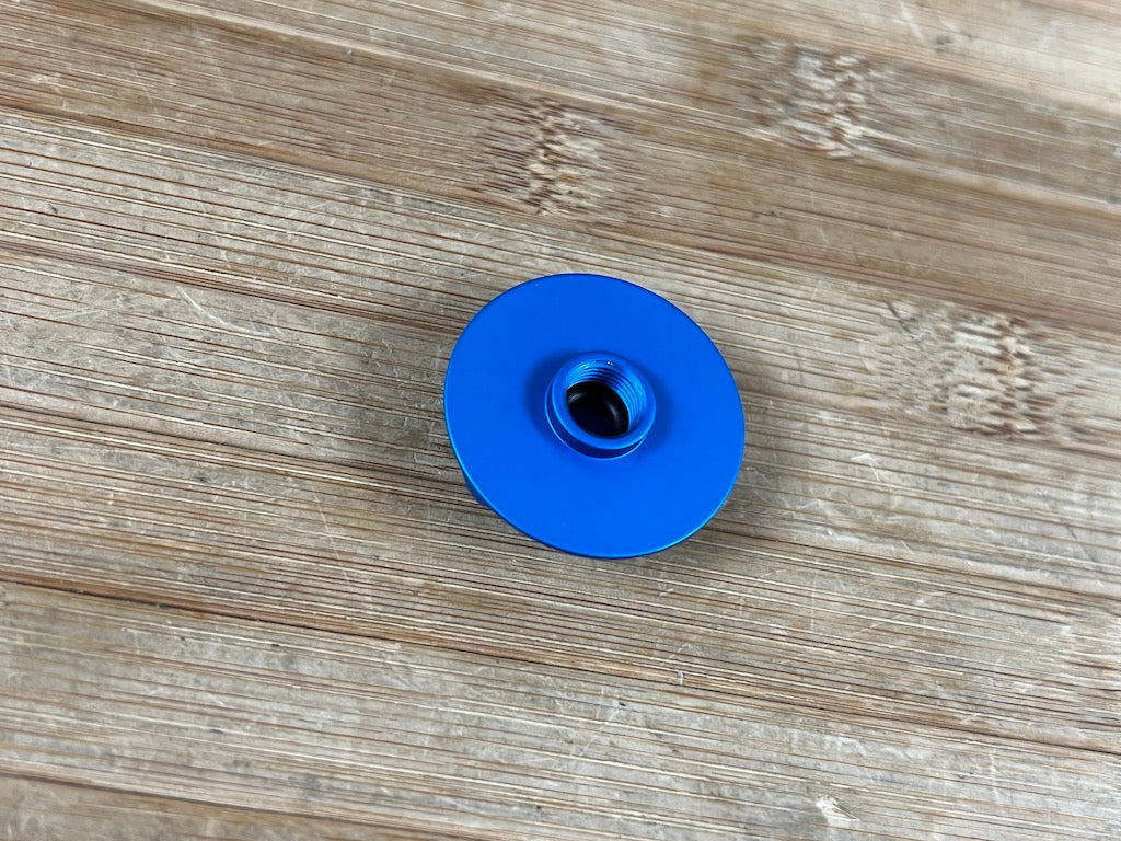 Fox 36 Air Cap blau Topcap Blue Ano – RTF Bikeparts