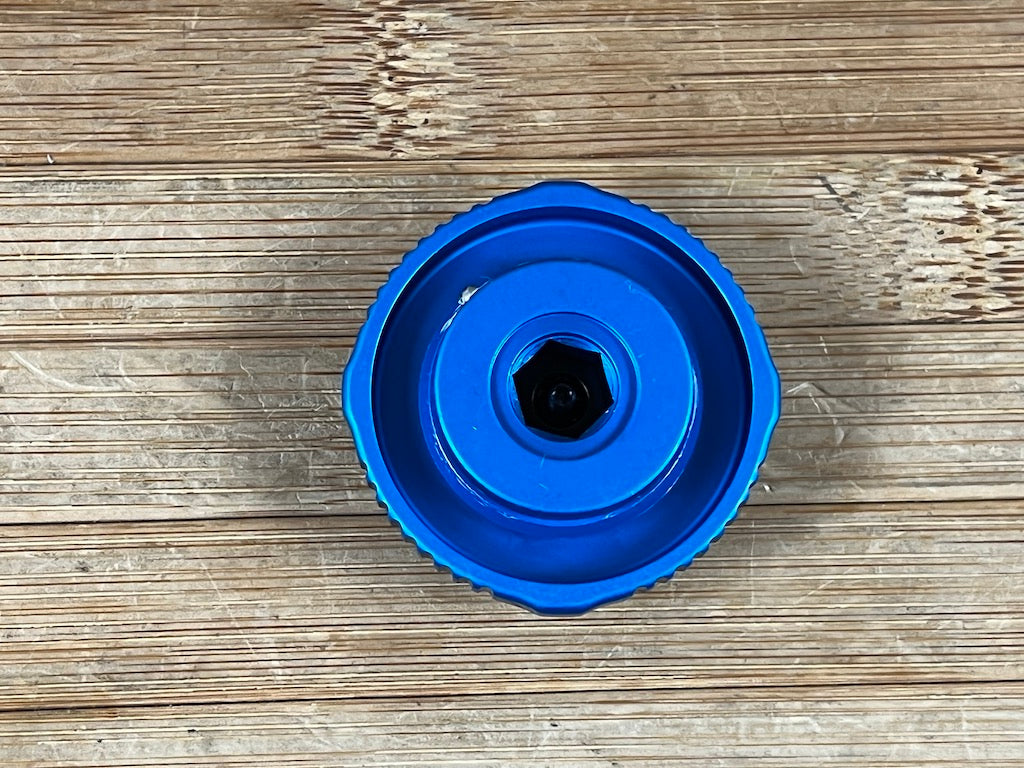Fox Grip2 Versteller blau / schwarz Topcap Interface Parts – RTF Bikeparts