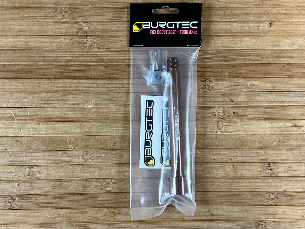 Burgtec FOX Boost Achse / Axle 2021+ Kash Bronze – RTF Bikeparts